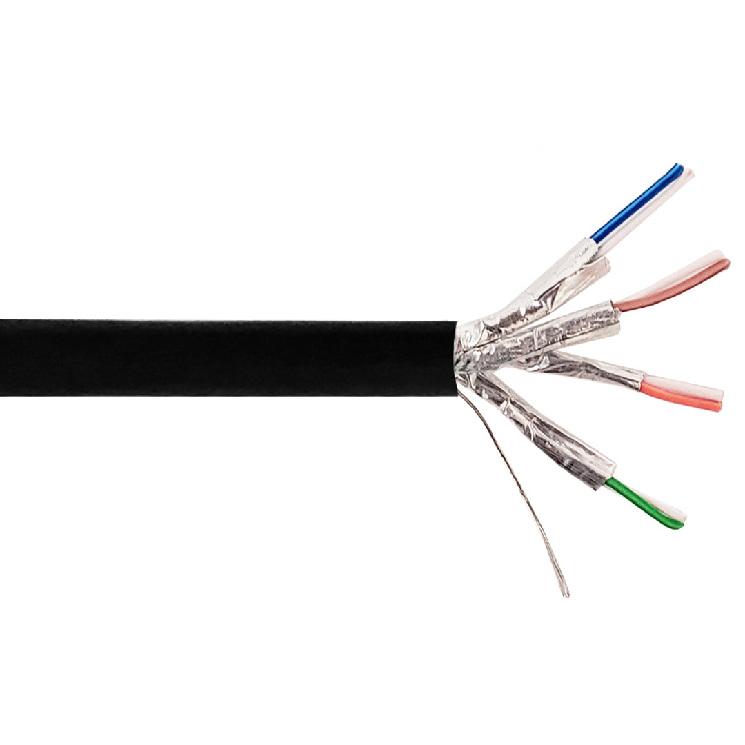 CAT6 Hi-Flex Harsh Environment 4 Pair 26AWG U/FTP Stranded Bulk Cable